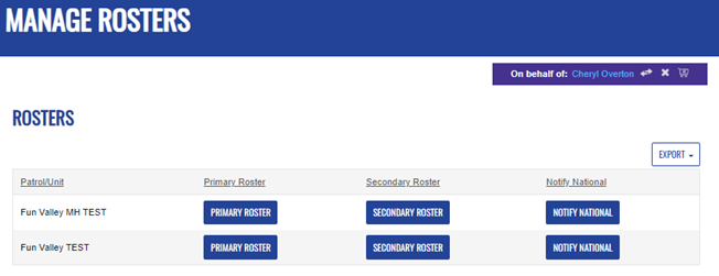 Roster Management Resource Page – National Ski Patrol