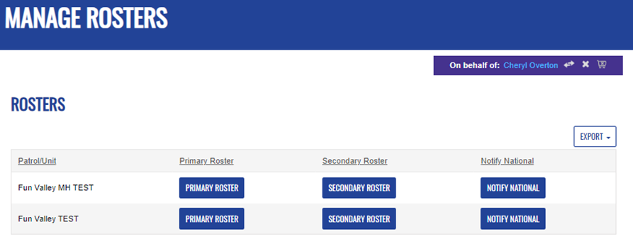 Roster Management Resource Page – National Ski Patrol