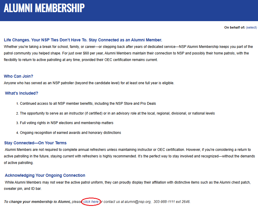 Alumni Online Application Process National Ski Patrol